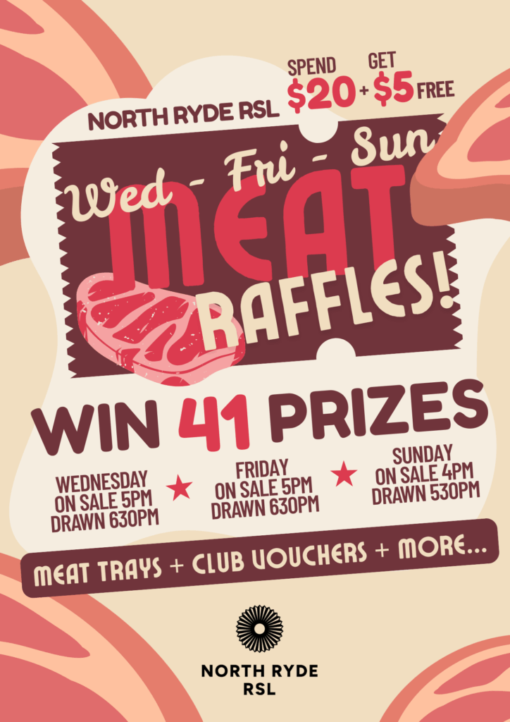 Events from 1 December 2025 – 28 February – North Ryde RSL